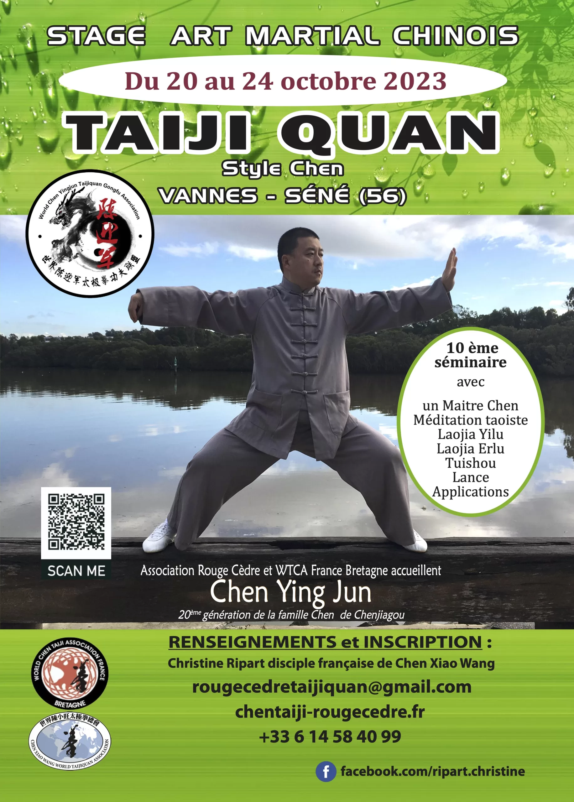 Stage Tai Chi à Séné 2023 - Ecole Lorientaise d'Arts Martiaux